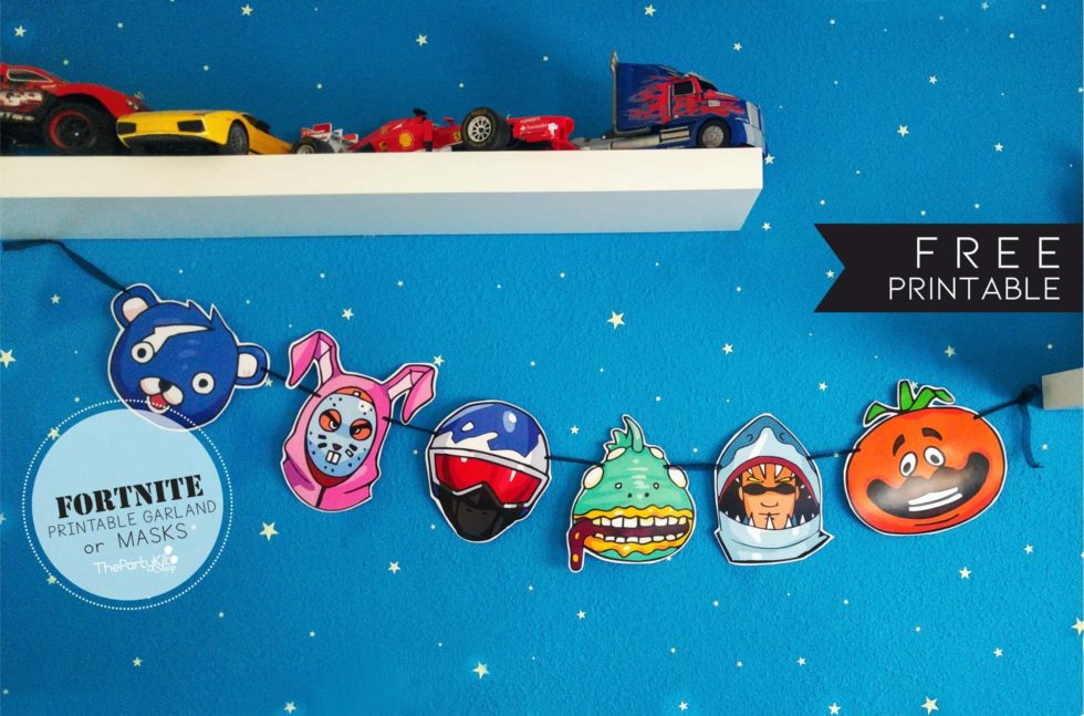 FORTNITE party printables + FREEBIES - The Party Kit Shop